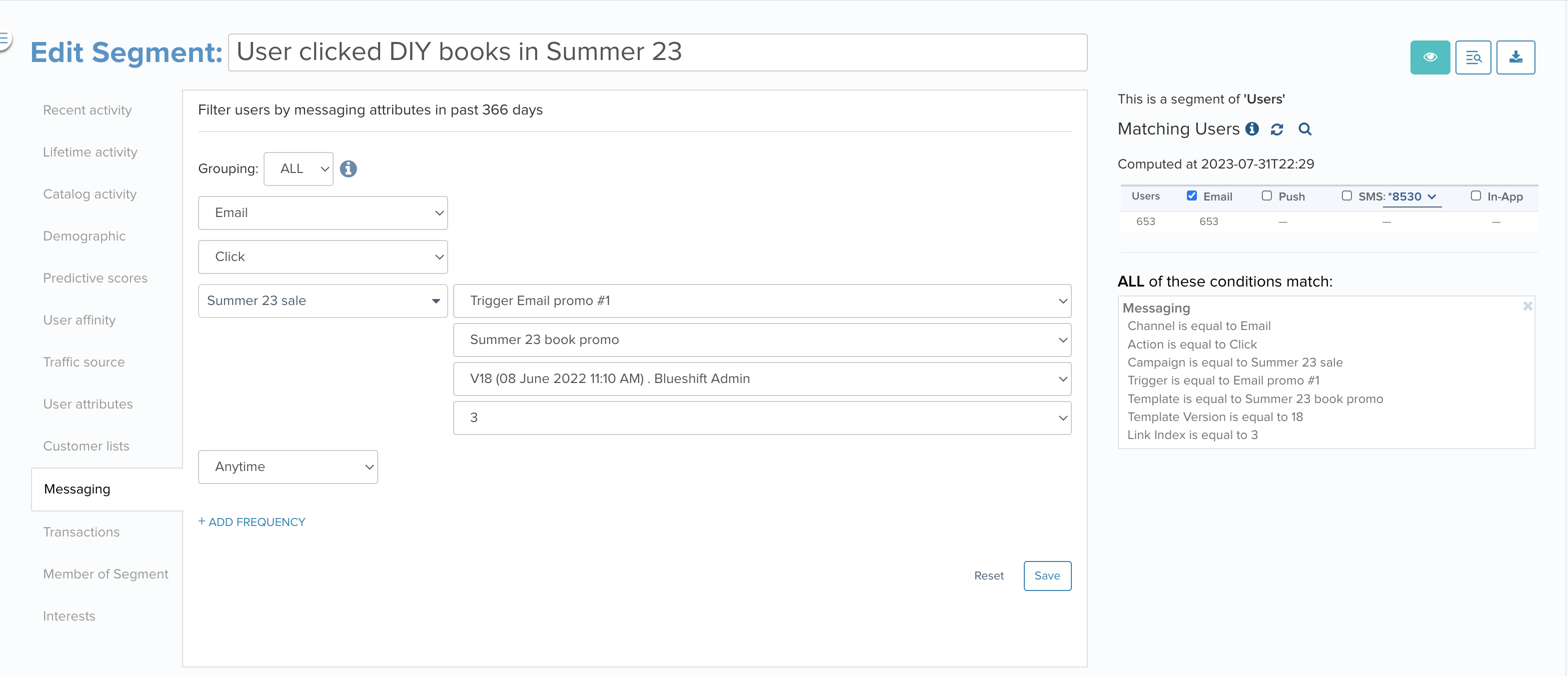 Examples of Basic segments – Help Center