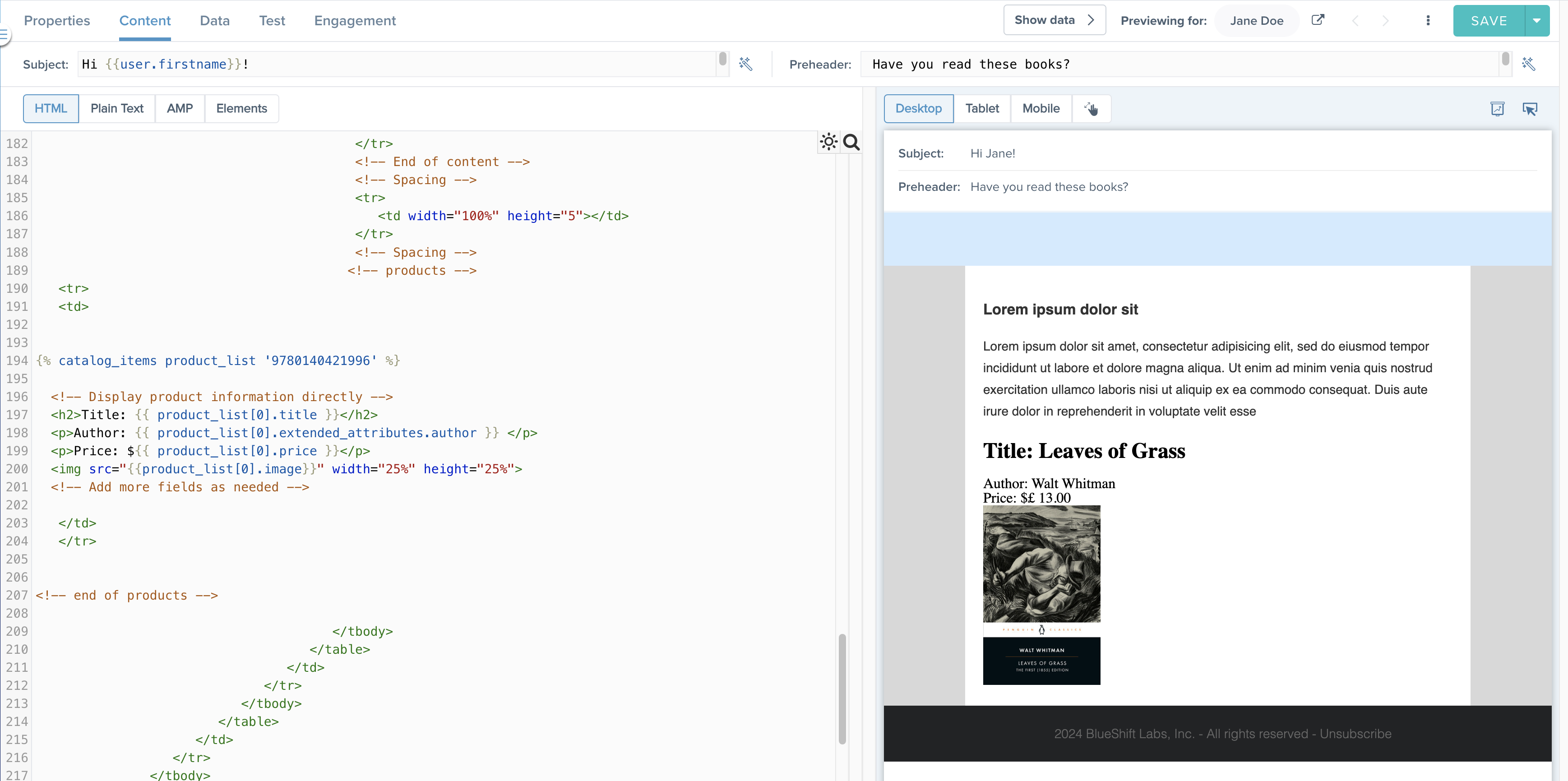 Blueshift’s custom Liquid filters – Help Center