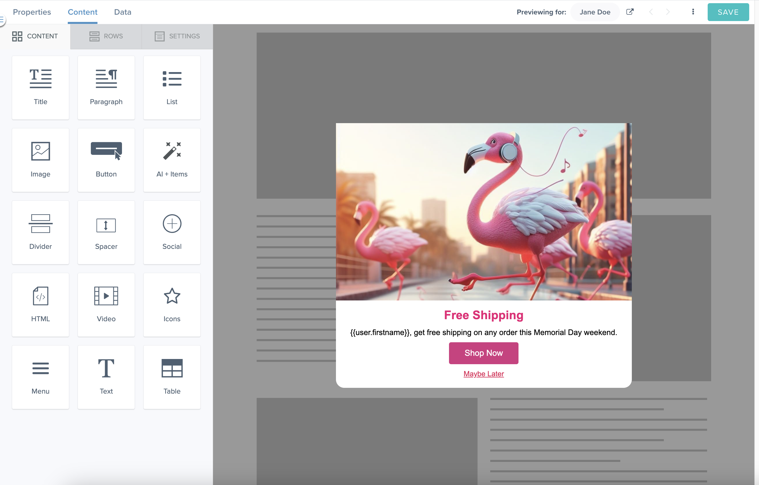 Designing live content using visual editor – Help Center