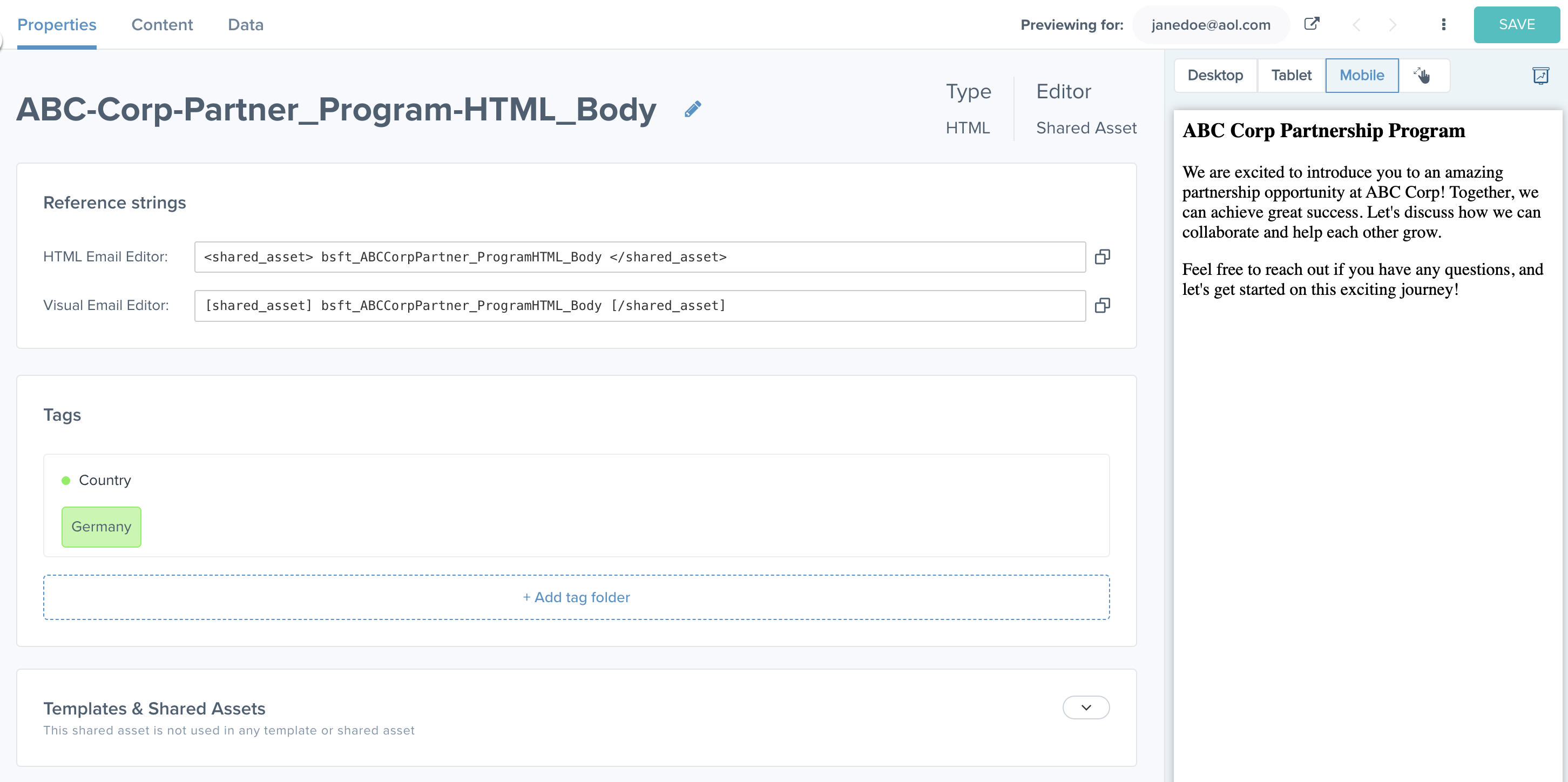 Add and manage shared assets – Help Center