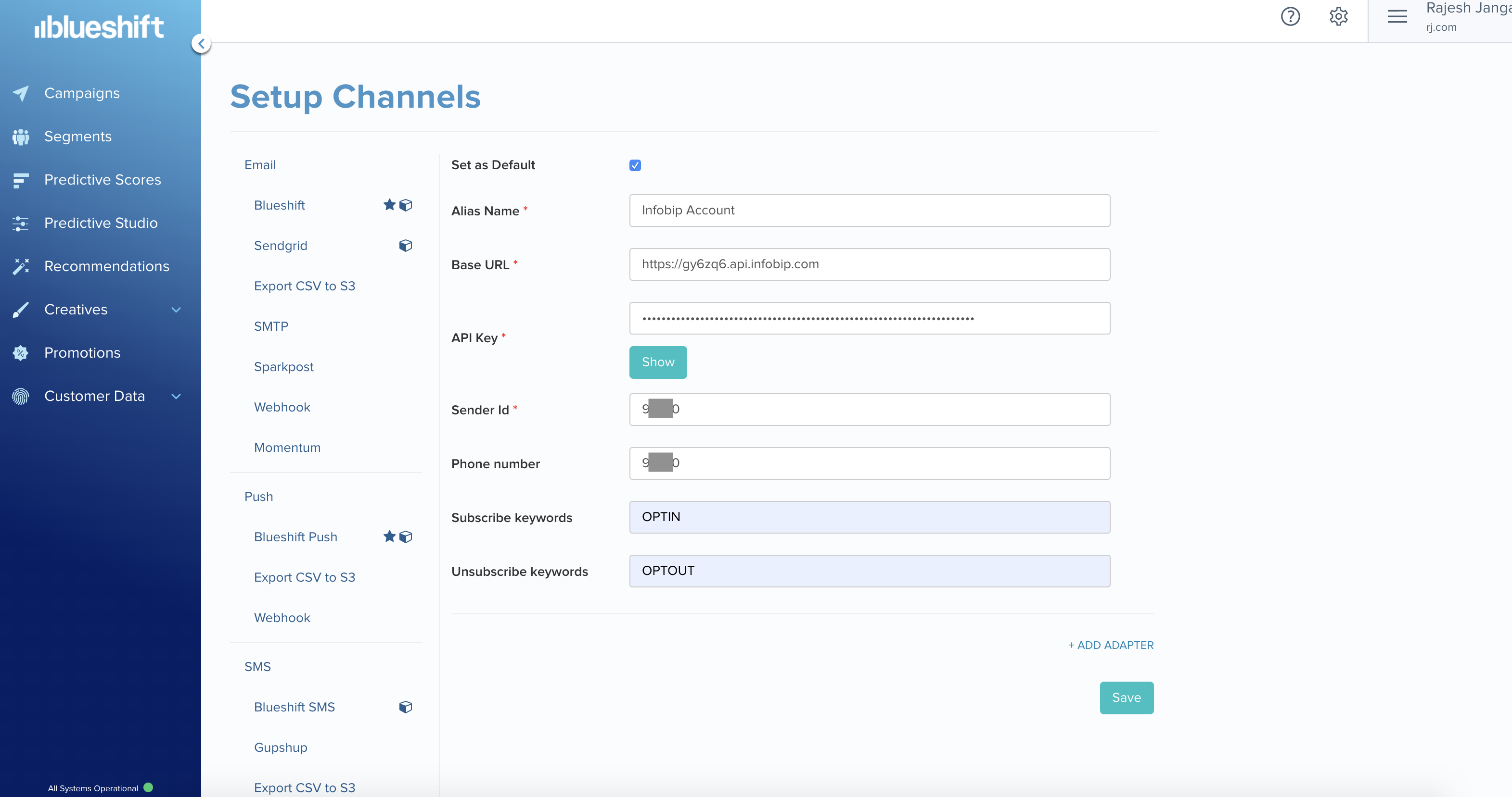 Infobip - SMS – Help Center