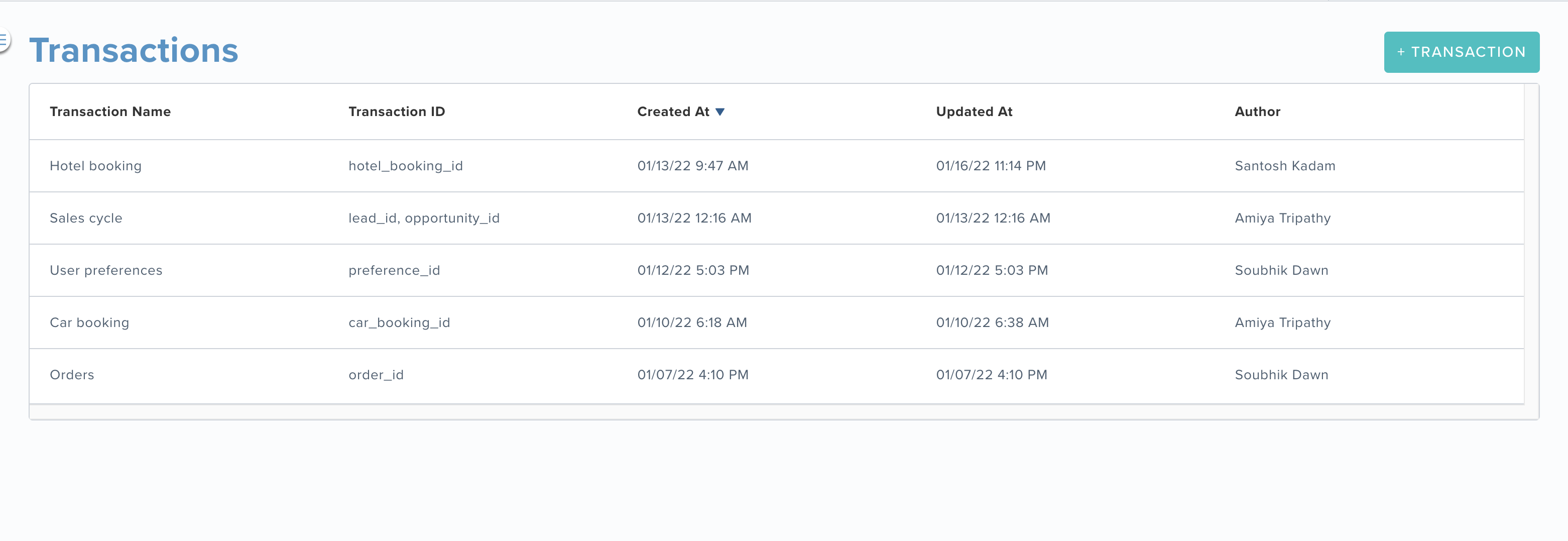Set Up Transactions Help Center